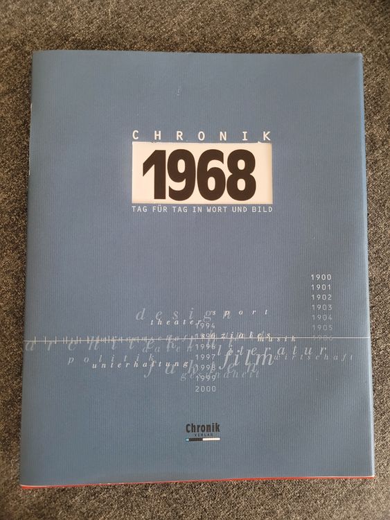 CHRONIK 1968 Tag für Tag in Wort und Bild (Gebraucht) in Schmerikon für ...