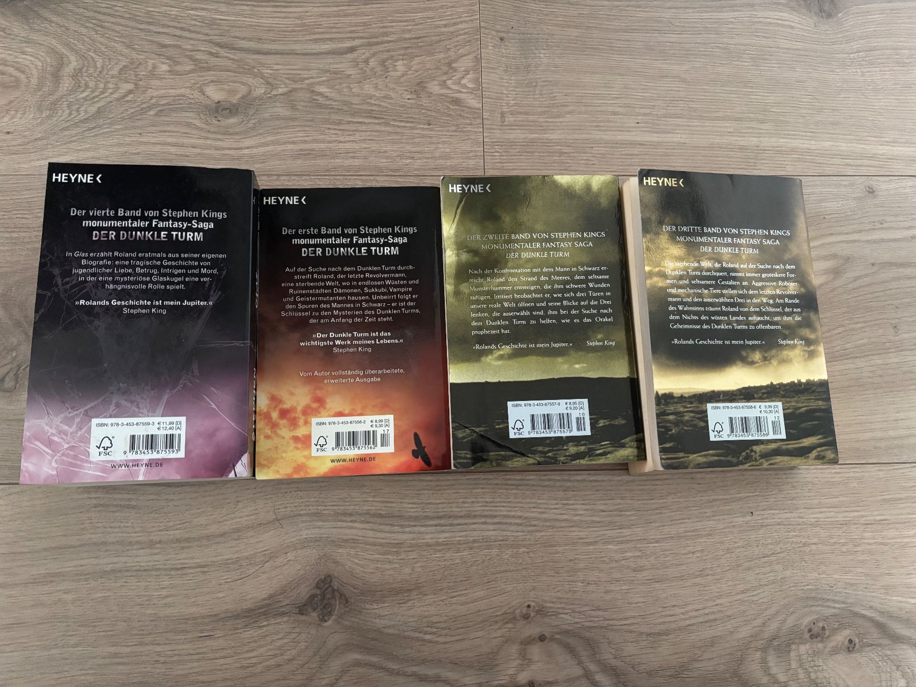 Stephen King, Der Dunkle Turm, Baende 1-4, Top Zustand (Gebraucht) in ...
