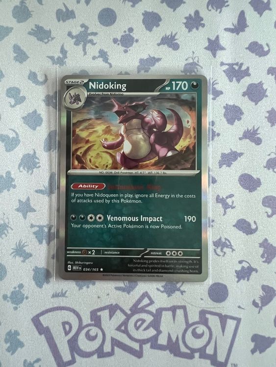 Pokémon 151 Nidoking Holo (Gebraucht) in für CHF 1 – mit Lieferung auf ...
