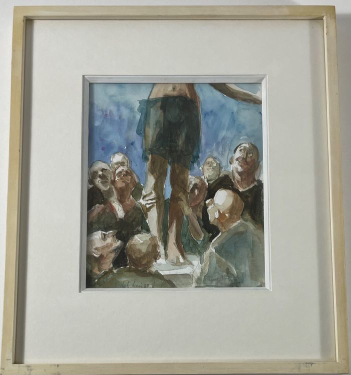 Christoph Aerni (1954) Aquarell „Striptease“ (Gebraucht) in Root für CHF 115 – mit Lieferung auf ...