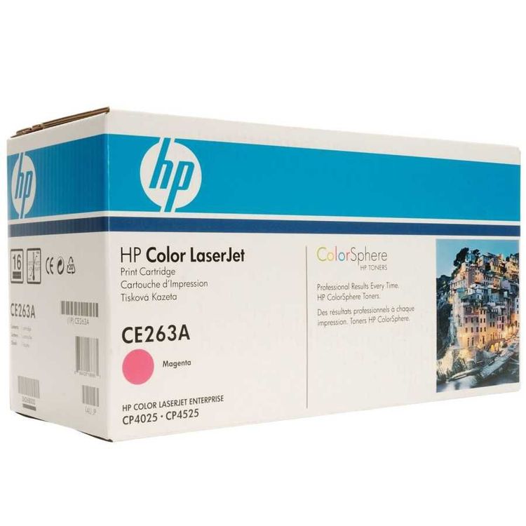 HP Color Laserjet CE263A Mogenta/Pink (Neu und originalverpackt) in ...