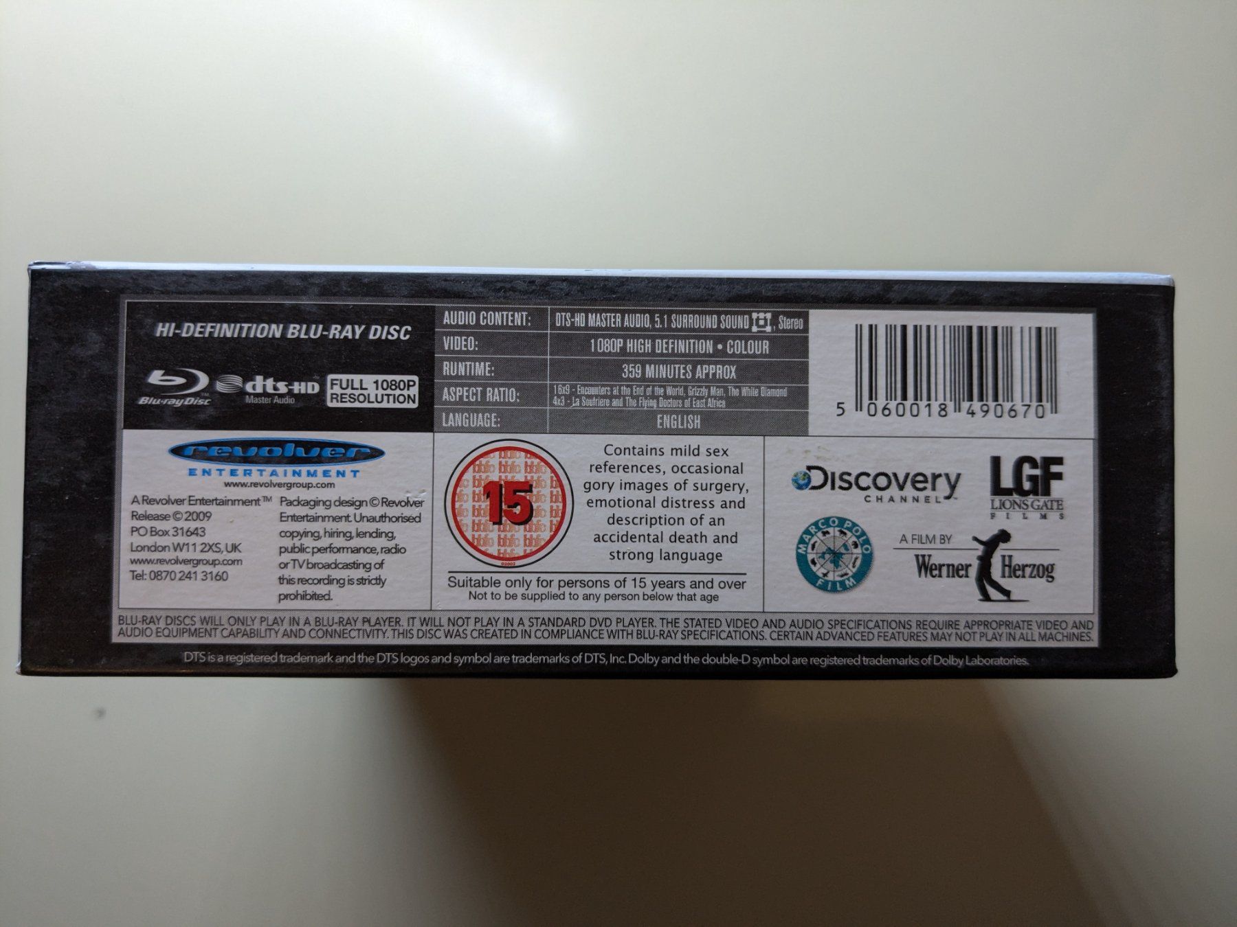 Werner Herzog: Encounters In The Natural World [3 Blu-rays] (Gebraucht ...