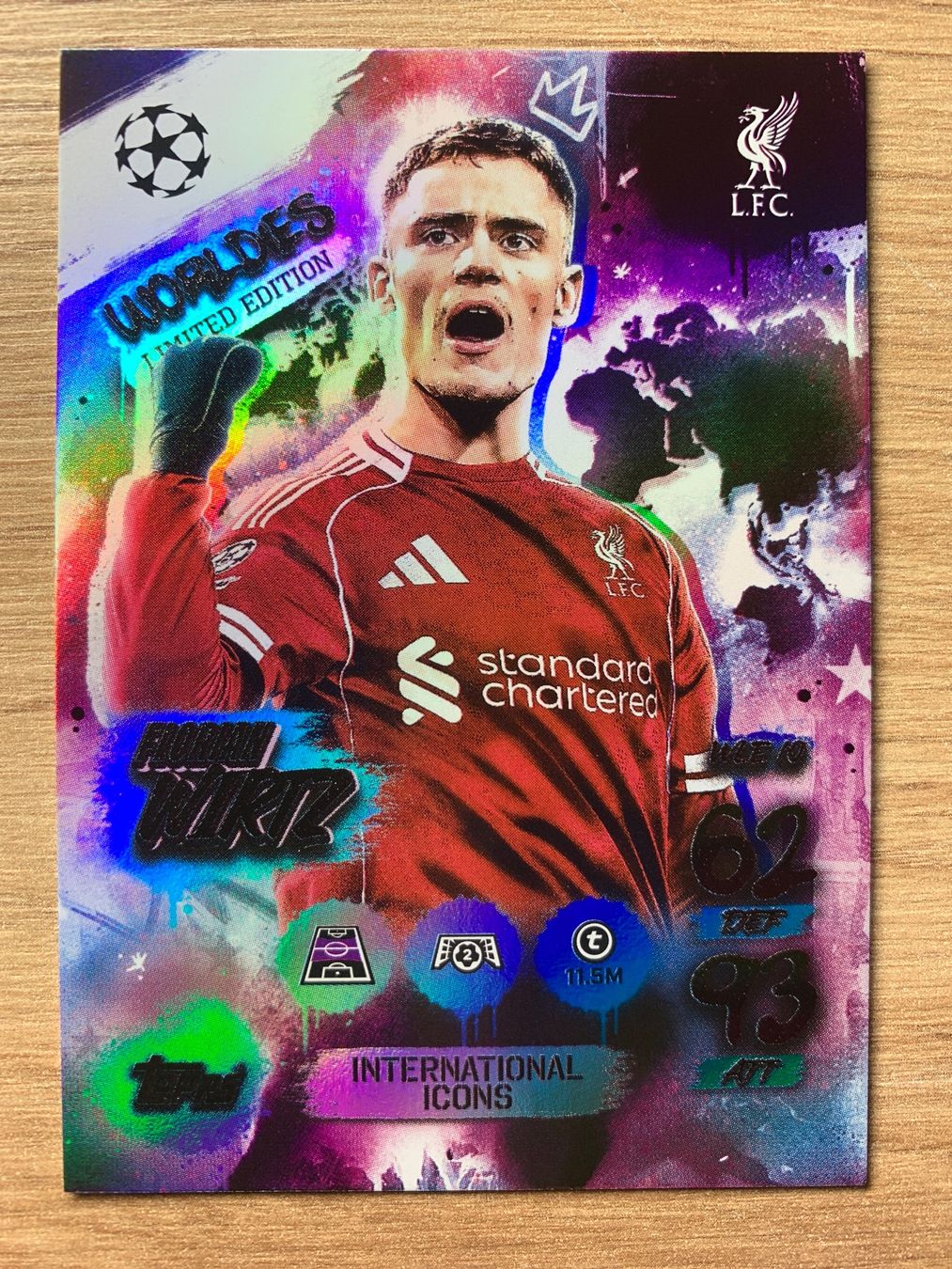 Soccer Florian Wirtz WORLDIES Match Attax 25/26 (Gebraucht) in Netstal ...