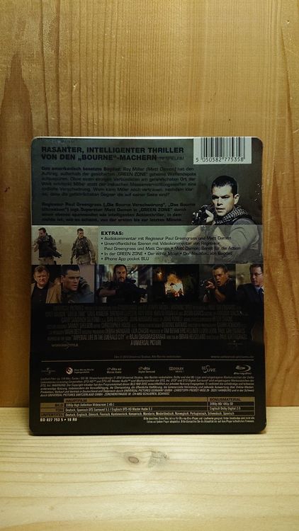 GREEN ZONE Blu-Ray Steelbook mit Matt Damon (Gebraucht) in Wilderswil für CHF 3.9 – mit ...