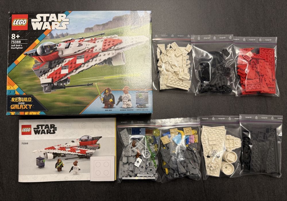 75388 LEGO Star Wars Jedi Bobs Sternjäger QR-Code unbenutzt | Kaufen ...
