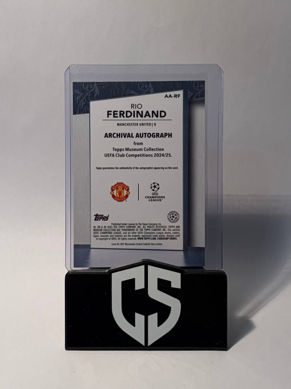 2025 Topps Museum FERDINAND Archival Autograph Sapphire /75 (Gebraucht ...