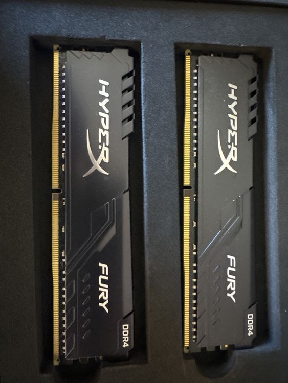 HyperX FURY Memory Black - 32GB Kit*(2x16GB) - DDR4 3200MT/s (Gebraucht ...