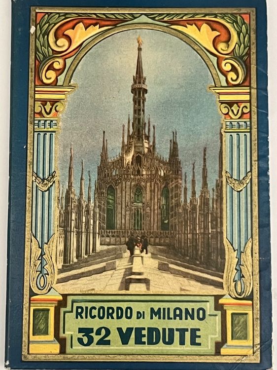 "Ricordo di Milano" 32 Vedute, Leporello Vintage Milano (Gebraucht) in ...