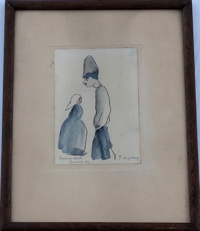 Aquarell mit Top Sujet unleserlich Sign. (Gebraucht) in Hochdorf für CHF 10 – mit Lieferung auf ...