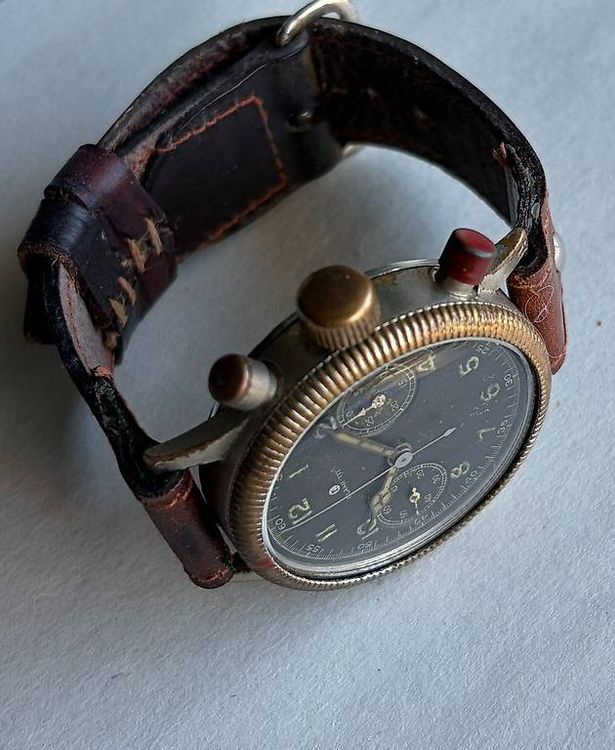 1940s Tutima Glashutte Urofa 59 - original strap - SUPERB (Gebraucht ...
