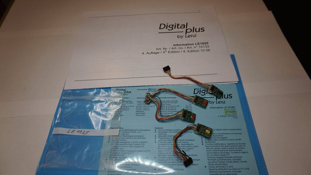4 Stück Lenz Digital Decoder LE1025 (Gebraucht) in Wangen an der Aare ...