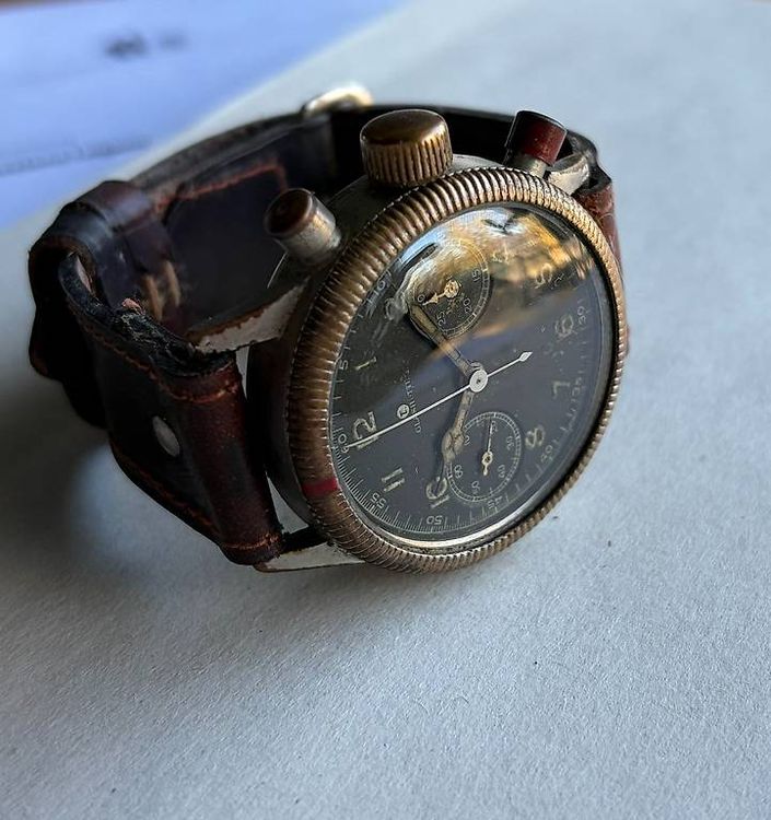 1940s Tutima Glashutte Urofa 59 - original strap - SUPERB (Gebraucht ...