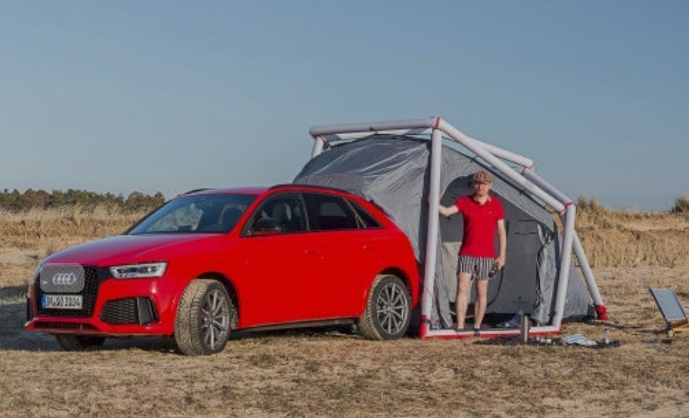 Neues Audi Campingzelt – aufblasbar & originalverpackt (Gebraucht) in ...