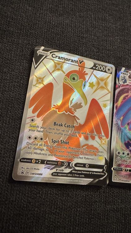 Cramorant V & VMAX Pokemon Karten - Top Zustand! 🔥 (Neu (gemäss ...