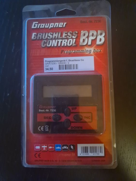 Brushless Control BPB Programming box | Kaufen auf Ricardo