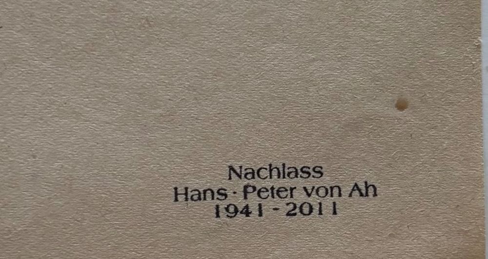 Hans-Peter von Ah, Bleistift, weiblicher Akt, Nachlass (Gebraucht) in ...