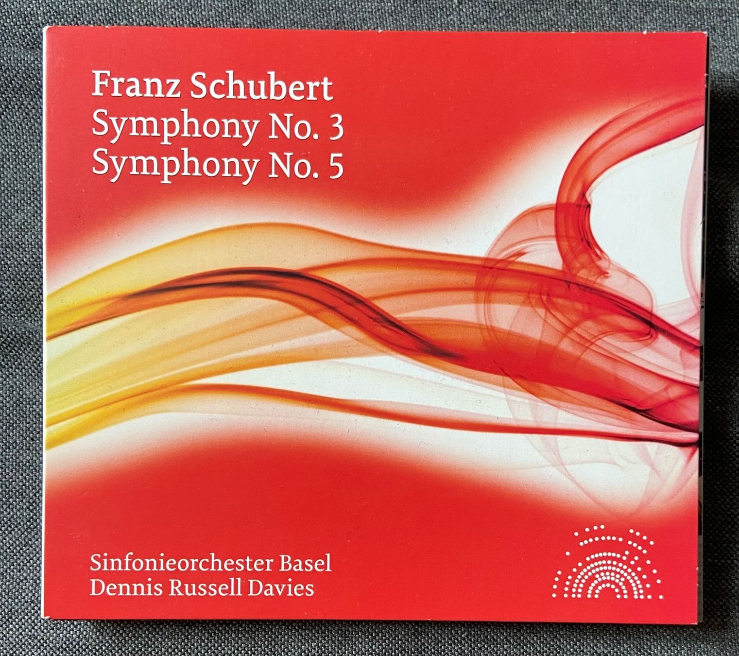 Schubert CD Symphony No. 3 & No. 5 • Sinfonieorchester Basel (Gebraucht ...