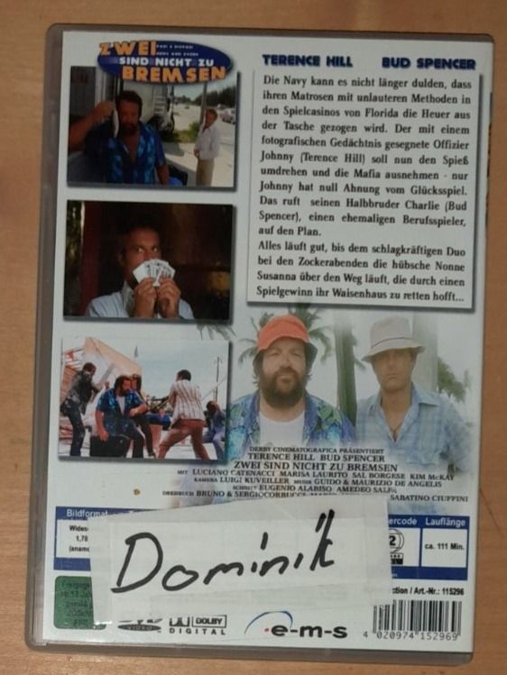 Zwei sind nicht zu Bremsen - Terence Hill / Bud Spencer -DVD | Kaufen auf Ricardo