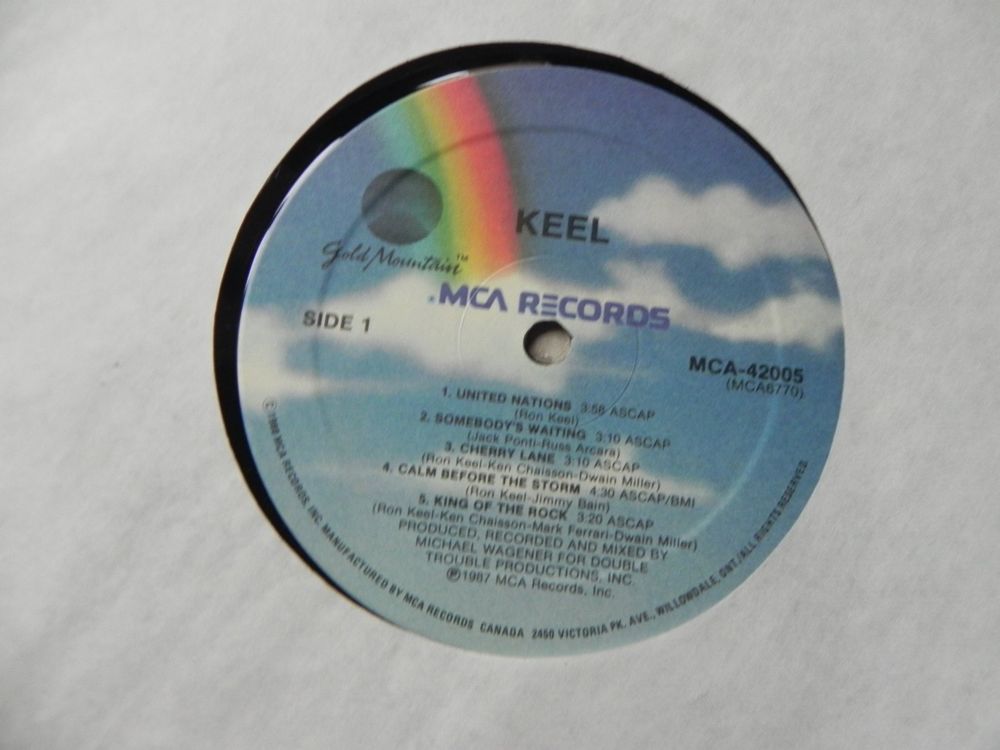 LP USA Heavy Metal Band Keel 1987 | Kaufen auf Ricardo