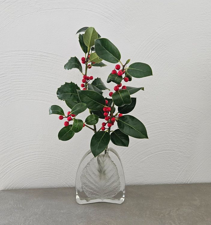 Vase Walther années 70 vintage design déco ancien Feuille (Gebraucht ...