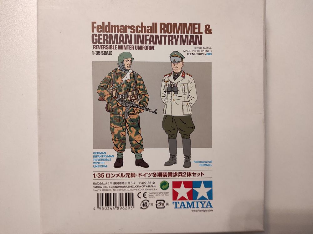 Feldmarschall Rommel & Infanterist 1:35, Bausatz von Tamiya | Kaufen ...
