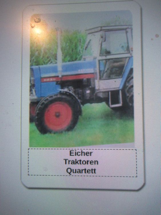 Eicher Traktoren Quartett 52 Karten (Neu und originalverpackt) in Herznach für CHF 32 – mit ...