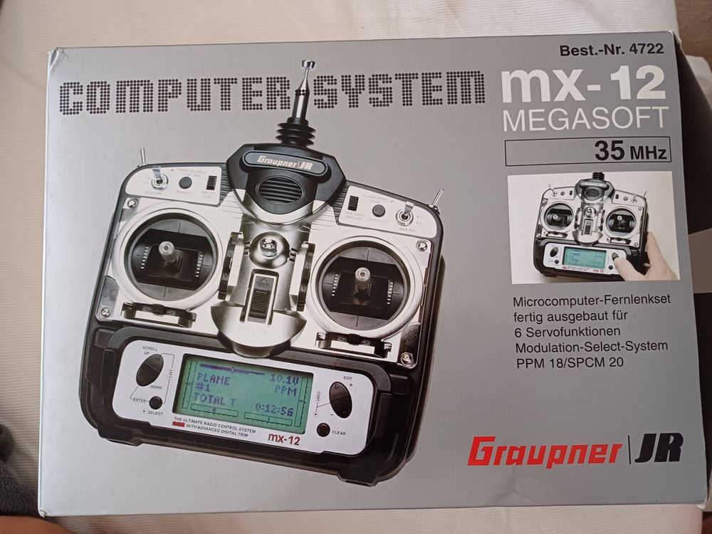 Telecomando Graupner mx-12 megasoft 35MHz | Kaufen auf Ricardo