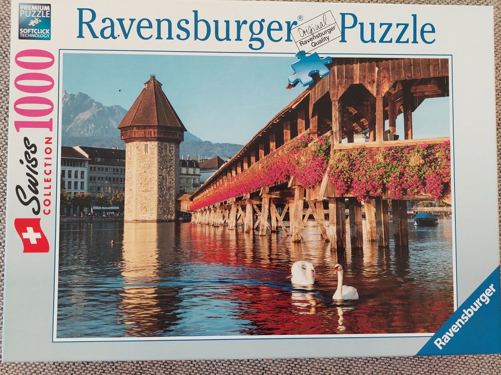 Ravensburger 1000Puzzle Swiss Collection Kapellbrücke Luzern | Kaufen auf Ricardo