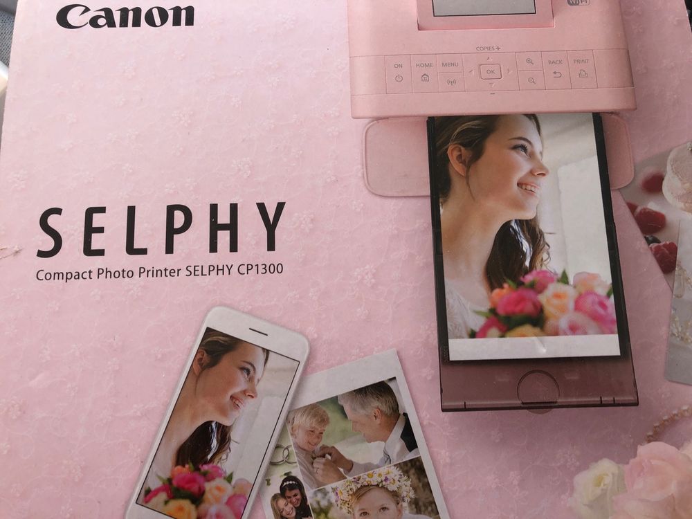 Canon Fotodrucker Selphy CP1300 Set mit Papier und Farbe | Kaufen auf ...
