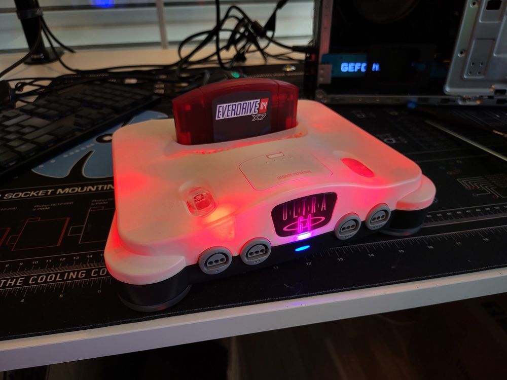 Nintendo 64 Modded + Retrotink 2k Pro opt. Everdrive X7 (Gebraucht) in ...