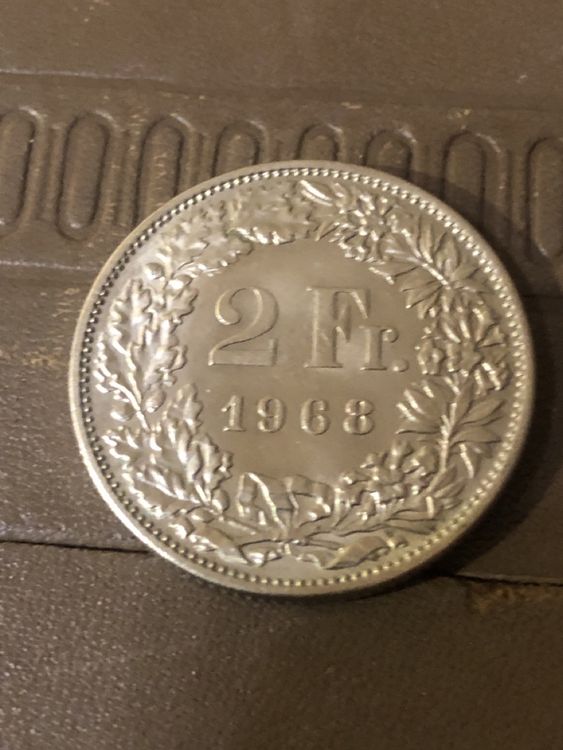 Schweizer 2 Franken Münze, Jahrgang 1968, Top Zustand! (Gebraucht) in Mühlethal für CHF 2.4 ...