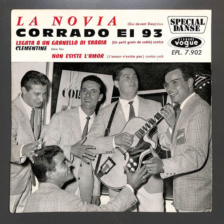 LA NOVIA CORRADO EI 93 (Vinyl, 7", 45 RPM,) Vogue EPL. 7.902 (Gebraucht ...