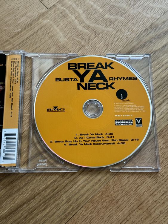 CD Busta Rhymes Break Ya Neck rap hip-hop américain | Kaufen auf Ricardo