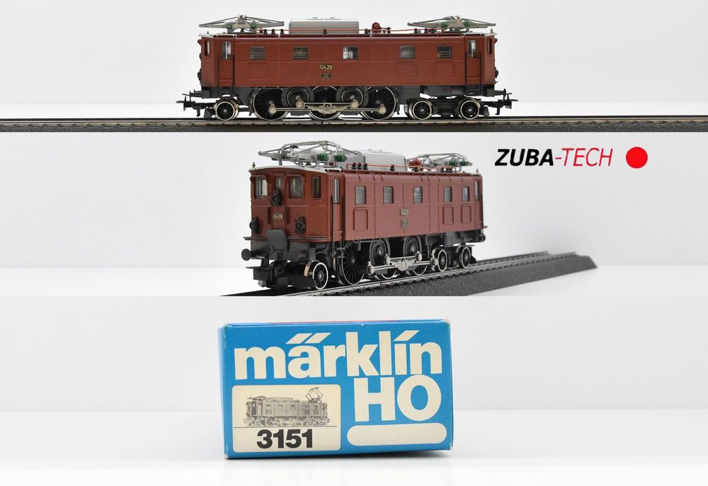Märklin 3151 E-Lok Ae 3/6 II SBB H0 WS Analog mit OVP (Gebraucht) in St ...