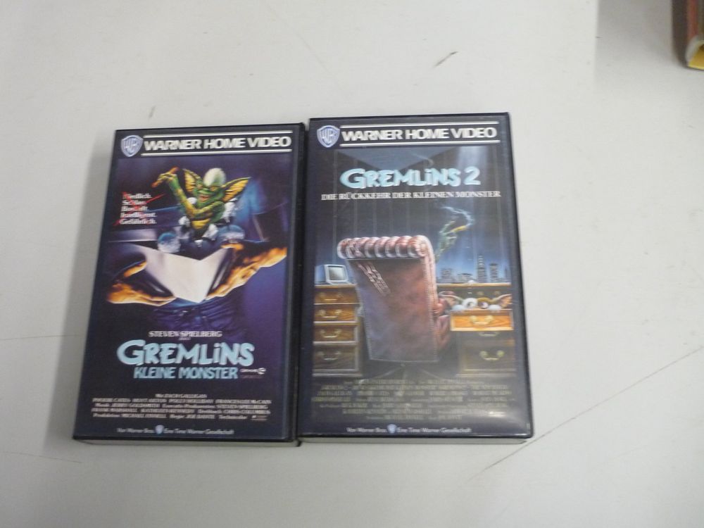 2x VHS Gremlins 1 + 2 teil kleine Monster - Rar | Kaufen auf Ricardo