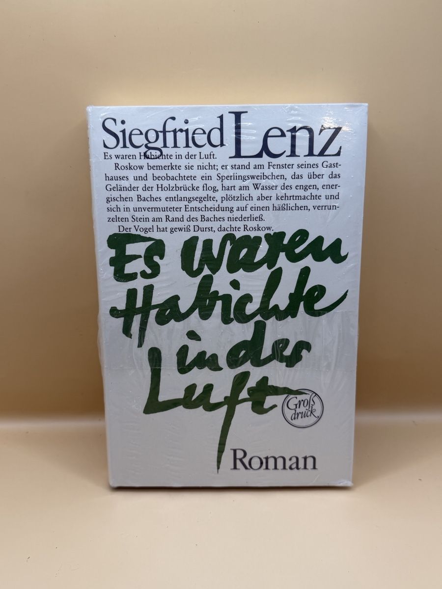 Siegfried Lenz – Es waren Habichte in der Luft – NEU (Neu und ...