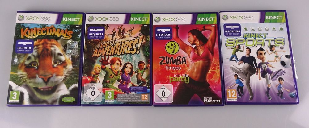 XBOX 360 Kinect Games (4 Spiele) (Gebraucht) in Volketswil für CHF 20 ...