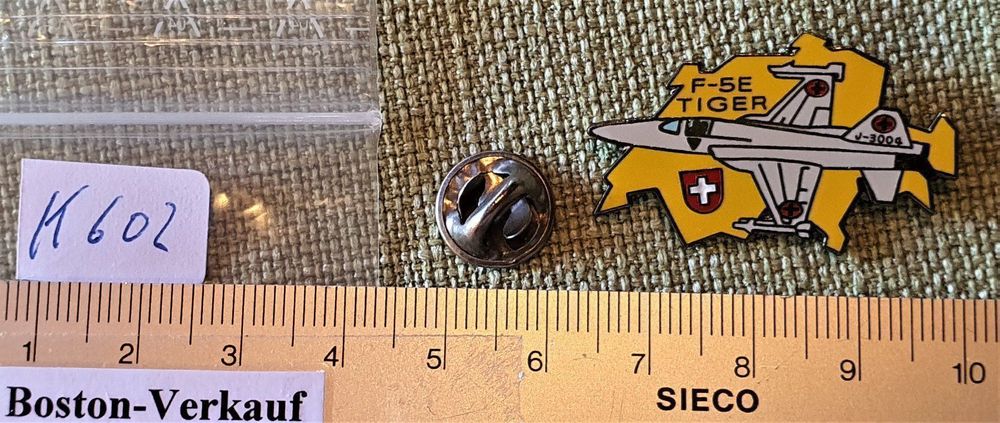 K602 - Pin Swiss Air Force F-5E Tiger (Gebraucht) in Reinach BL für CHF 2.5 – mit Lieferung auf ...