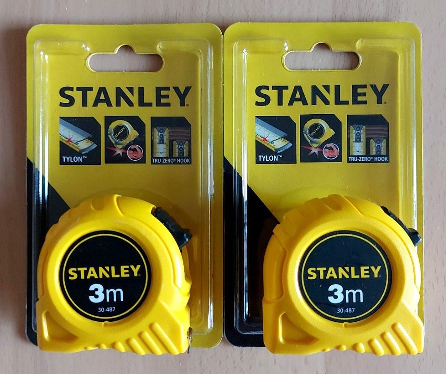 2 Stk. Stanley Rollmeter 3 m (Neu und originalverpackt) in Hallau für ...