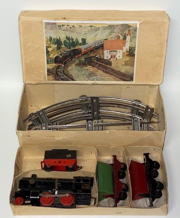 Uhrwerk Blechbahn Deutsche Reichsbahn Spur 0 ev. Stadtilm (Defekt) in ...