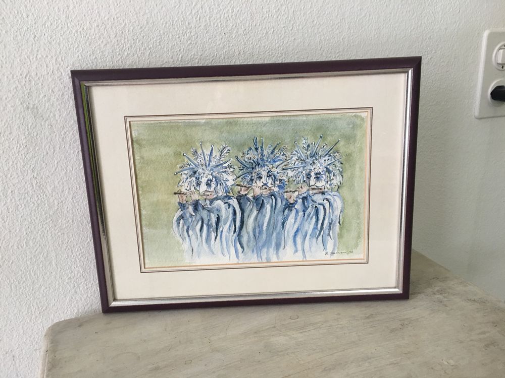 Fasnacht Aquarell (Gebraucht) in Arlesheim für CHF 30 – mit Lieferung auf Ricardo kaufen
