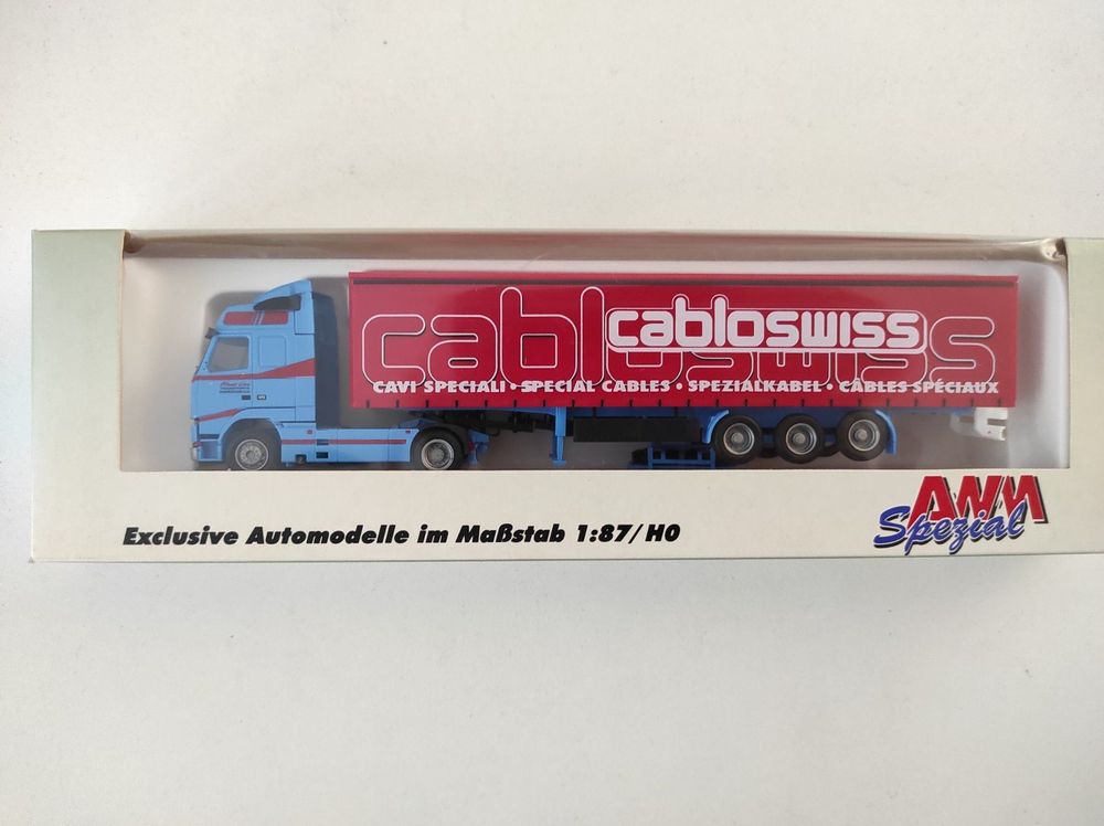 Volvo FH Sattelschlepper "Cabloswiss/Leu" von AWM 1/87 (Neu und ...