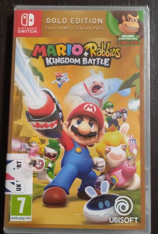 Mario + Rabbids Kingdom Battle Gold Edition Switch - Sealed! (Neu und ...