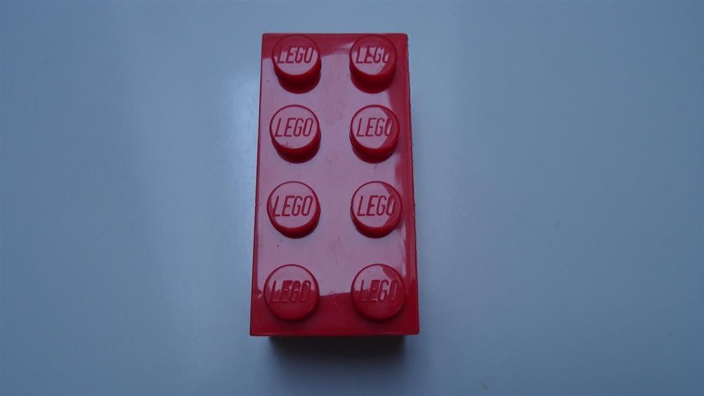 Mini-Lego Box mit 8 Noppen rot | Kaufen auf Ricardo