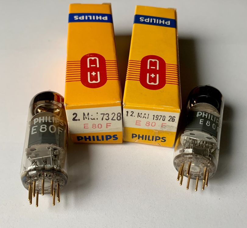 2 Röhren / Radioröhren E80F / 6084 (Pentode), Philips | Kaufen auf Ricardo