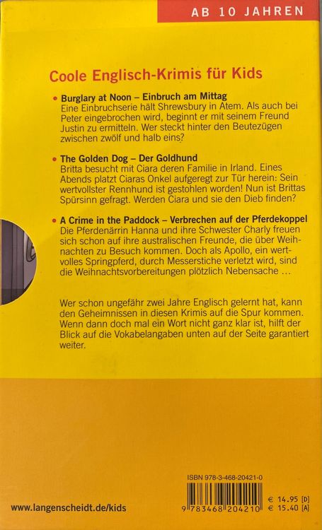 Coole Englisch-Krimis für Kids (Neu (gemäss Beschreibung)) in Hochwald für CHF 12 – mit ...