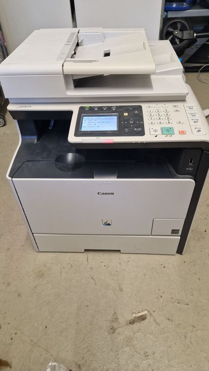 Canon Farblaser Drucker MF8580cdw + Schwarzer Tonerkartusche (Gebraucht ...