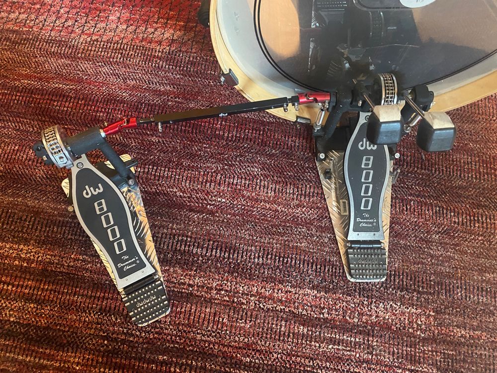 DW-8000 professionel double kick Doppelpedal (Gebraucht) in Troinex für ...