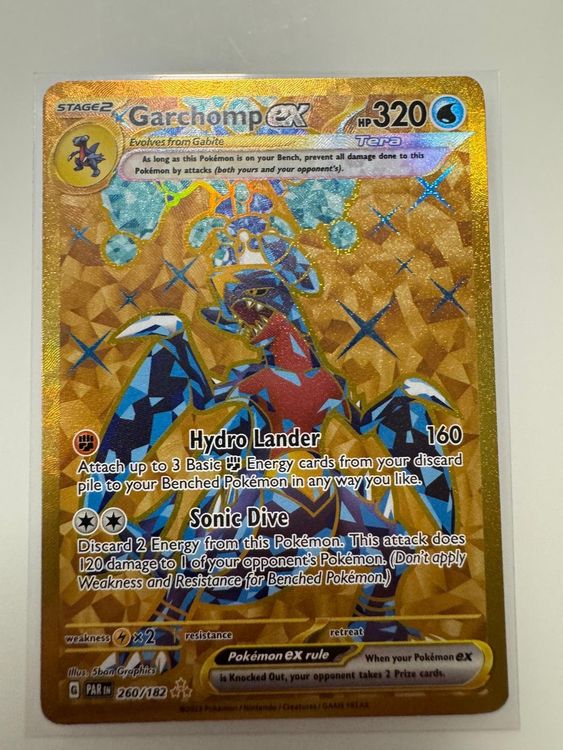 Garchomp ex | Secret Rare | PAR 260/182 | EN (Gebraucht) in ...