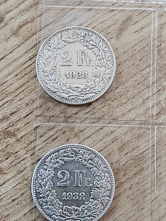 9 x 2 Franken 1928 - 1944 | Kaufen auf Ricardo